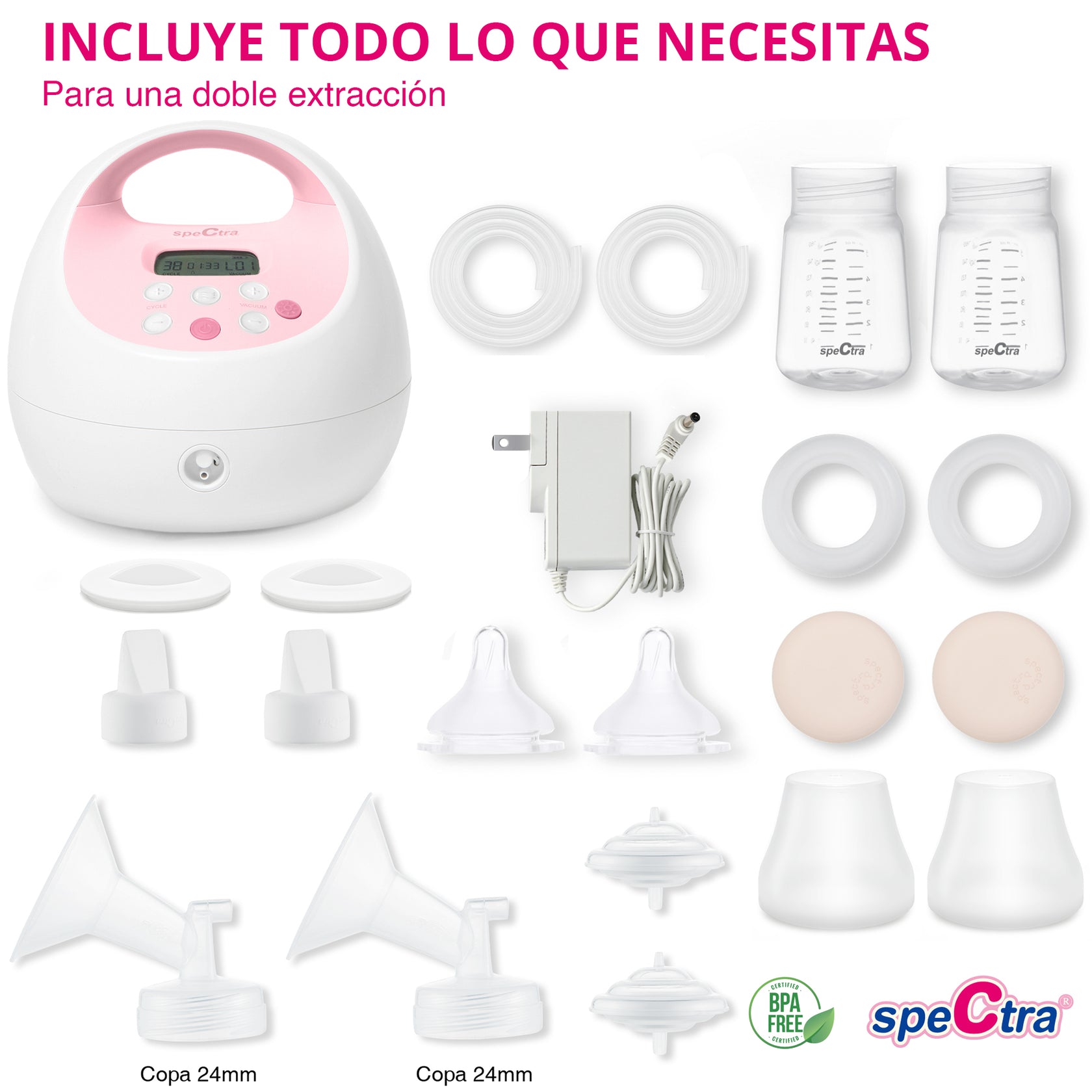 SPECTRA S2 PLUS, Extractor Doble Eléctrico – Spectra MX